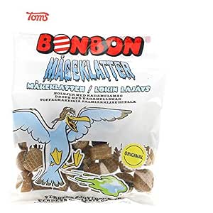 Amazon.com : Toms Bonbon Mågeklatter Original Danish Salmiakki Salmiak ...
