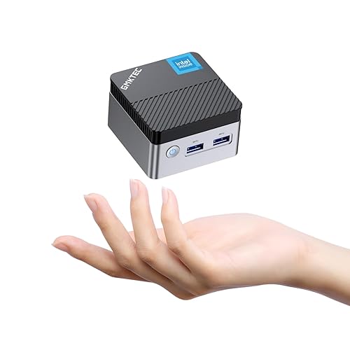 GMKtec Mini PC Windows 11 Pro Intel 11th Gen N5105, 10nm 8GB RAM 128GB ...