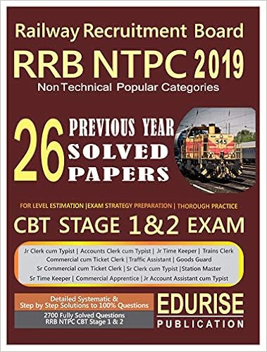 RRB NTPC Previous Year Question Paper with Solution PDF