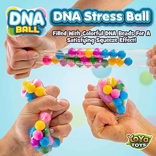 YoYa Toys DNA Ball - Stress Ball Fidget Toy - Sensory Squeezy Stress ...