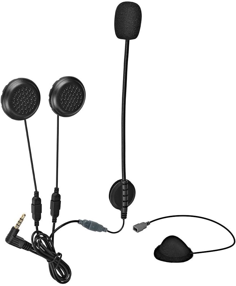 Motorcycle Intercom Accessories for V6/V4/E6,Microphone Headphone Hard ...