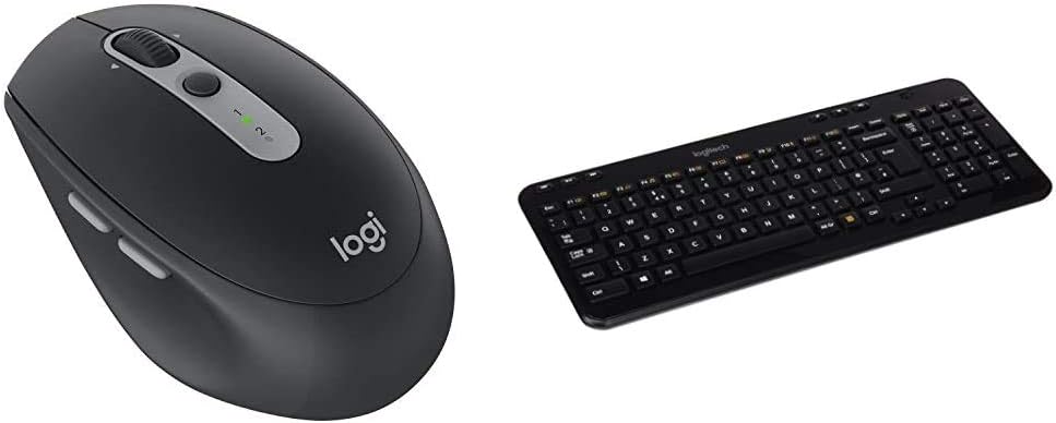 Logitech M590 Silent Wireless Mouse – Black Graphite & K360 Compact ...