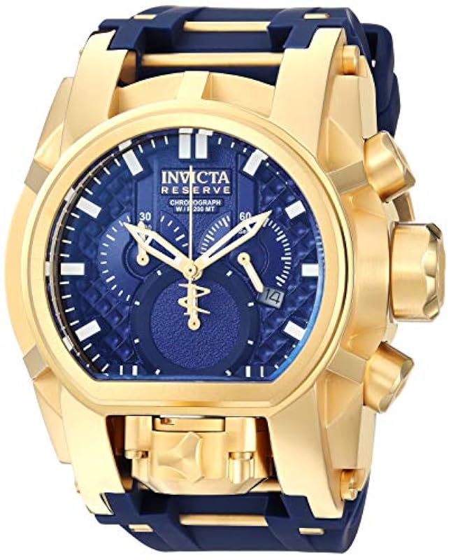Invicta Men 25608 Reserve Quartz Multifunction Blue Dial Watch