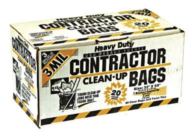 Amazon.com: Ruffies Bags Clean-Up 42 Gal. 3mil Clear 20 / Box: Health ...