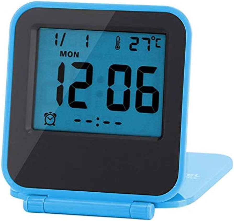 Reloj de Alarma Plegable Portátil Ultra Delgado/ Despertador Digital ...