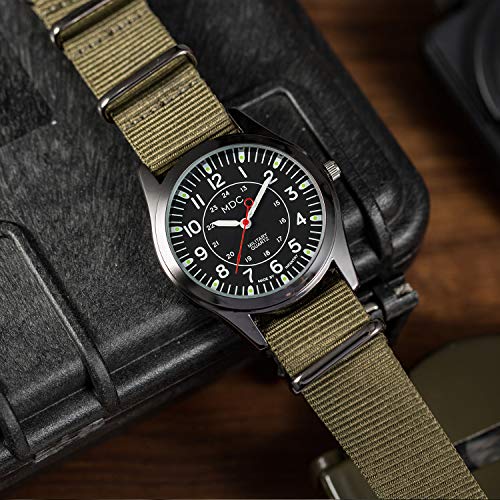 Infantry Black Military Watches for Men Tactical Wrist Watch Outdoor ...
