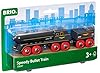 BRIO World 33697 - Speedy Bullet Train - 2 Piece Wooden Toy Train Set ...
