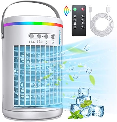 Wavego Portable Air Conditioner Fan,1400ml Effective Evaporative ...