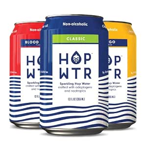 Amazon.com : HOP WTR - Sparkling Hop Water - Variety Pack (12 Pack ...
