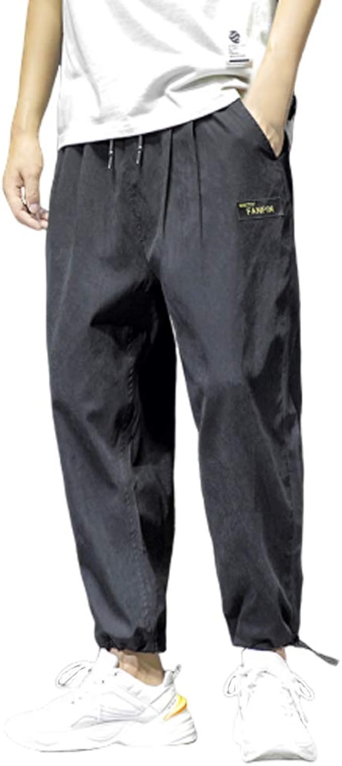 Otoño Pantalones Hombres Delgado Casual Sport Clásico Fitness ...