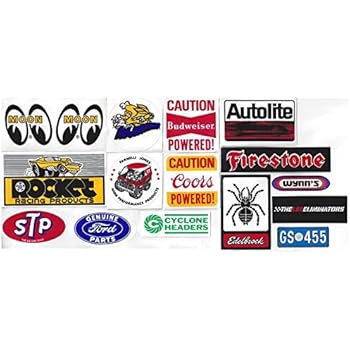 Amazon.com: STP Racing Decal Sticker From 1960's the Racers Edge Vintage: Automotive