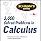 Schaum's 3,000 Solved Problems in Calculus (Schaum's Outlines): Mendelson, Elliott ...