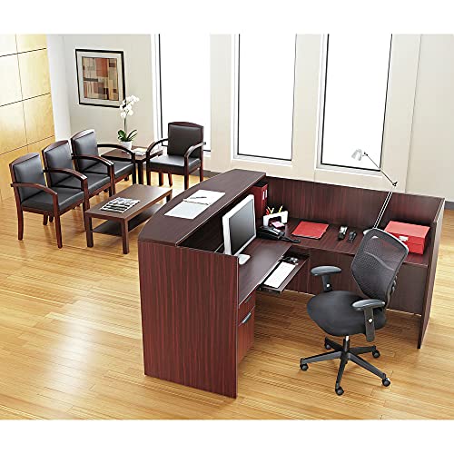 Alera Valencia Series Reception Desk with Transaction Counter ...