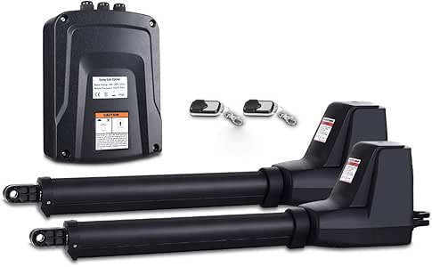 LockMaster Swing Gate Opener Double Automatic Electric Kit Remote ...