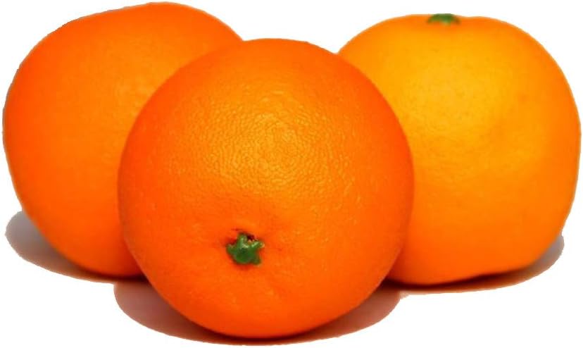 Juego de 3 naranjas artificiales decorativas: Amazon.es: Hogar