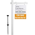Amazon.com : SUFUS Vinyl PVC Real Estate Sign Post 6' Tall (4"x 4"x 72 ...
