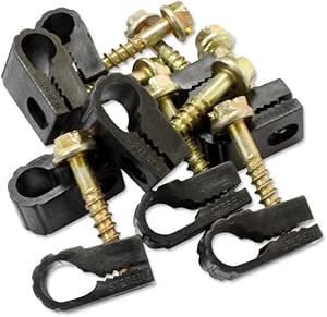 Amazon.com: Coaxial Cable Clips - Cable Holder - Wire Clips - Siding ...