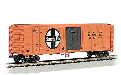 Bachmann Trains 50' Steel Reefer Car - ATSF #56252 - HO Scale Prototypical Orange in Saudi ...