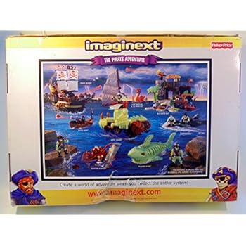 Amazon.com: Imaginext Pirate Raider Deluxe Pirate Ship: Toys & Games
