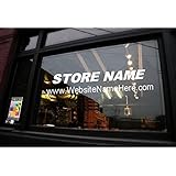 Amazon.com : STORE NAME CUSTOM WINDOW DECAL BUSINESS SHOP Storefront ...