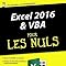 Amazon.fr - Excel 2016 et VBA pour les Nuls mégapoche - John WALKENBACH ...