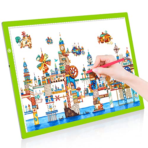 LitEnergy A2 LED Copy Board Light Tracing Box, Ultra-Thin Adjustable ...