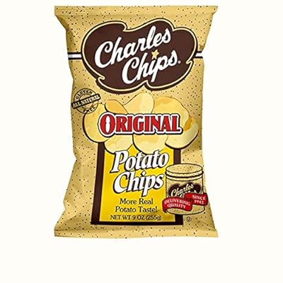 Charles Chips Chips de batata original - bolsa de 9 onças