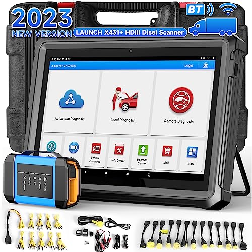 LAUNCH X431 V+ HDIII(V4.0) Heavy Duty Truck Scanner,2023 Newest ...