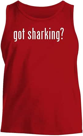 Amazon.com: got sharking? - Men's Comfortable Tank Top, Red, XX-Large ...