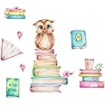 Amazon.com - iMagitek Owl Reading Corner Wall Decals Stickers Woodland ...