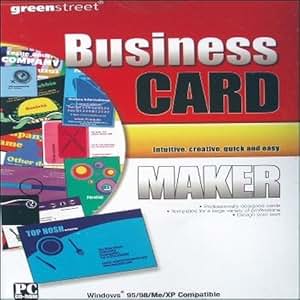 Amazon.com: Business Card Maker [CD-ROM]