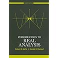 Amazon.com: Introduction to Real Analysis: 9780471433316: Bartle, Robert G., Sherbert, Donald R ...