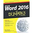 Word 2016 For Dummies (Word for Dummies): Gookin, Dan: 9781119076896 ...