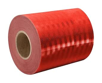 3M 3432 Red Micro Prismatic Sheeting Reflective Tape - 2.78 in. X 150 ...