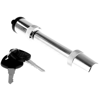 1/2" Key-Locking Hitch Pin for 1-1/4" Class I/II Hitch Receivers: Rage ...