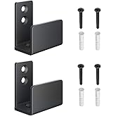 Amazon.com: SMARTSTANDARD 2 Pack Adjustable U Shape Barn Door Floor ...