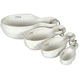 Amazon.com: Scandicrafts Ceramic Measuring Spoons, Set of 4: Ceramic ...