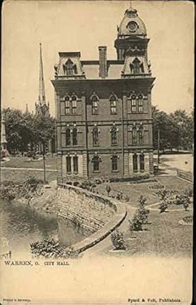 Amazon.com: City Hall Warren, Ohio Original Vintage Postcard ...