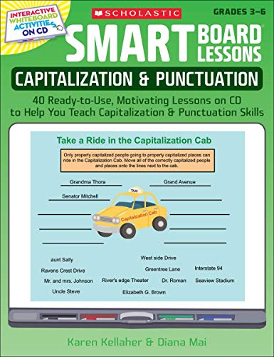 Amazon.com: SMART Board® Lessons: Capitalization & Punctuation: 40 ...