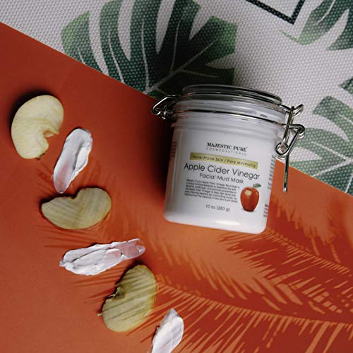 Apple Cider Vinegar Facial Mask by Majestic Pure - Face Mud Mask for ...