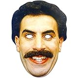 Borat Lime Green Mankini & Moustache Fancy Dress Set: Amazon.co.uk ...