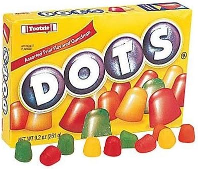 TOOTSIE ORIGINAL DOTS - 64G - 2 BOXES - AMERICAN CANDY: Amazon.co.uk ...