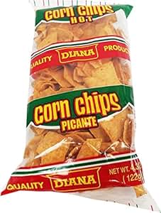 Amazon.com : Diana Corn Chips Hot Snack 4.3 oz - Corn Chip Picante ...