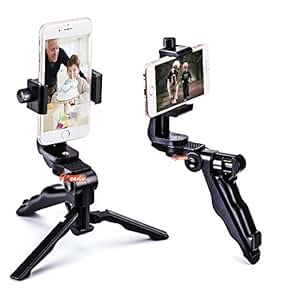 Zeadio Ergonomic Swivel Smartphone Handheld Grip Stabilizer Tripod ...