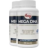 Mega DHA 1500mg Dha + 300mg Epa - 120 cápsulas - Vitafor | Amazon.com.br