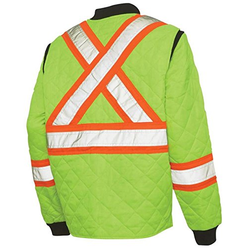 Work King Safety Men's Hi Vis Quilted Safety Jacket | Sports Hard Hats