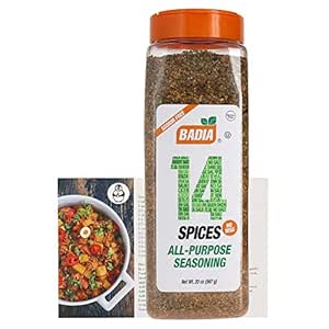 Amazon.com : Badia 14 Spices All-Purpose Seasoning 20 Oz W/Recipe Card ...