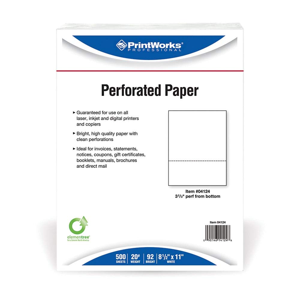 Mua PrintWorks Professional Pre-Perforated Paper for Invoices ...