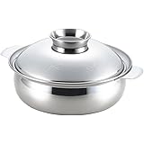 Amazon.co.jp : 和平フレイズ 両手鍋 鍋料理 卓上鍋 ニューローゼリア 26cm 9号 4~5人用 IH対応 ホーロー ガラス蓋付 RR-8127 : ホーム＆キッチン