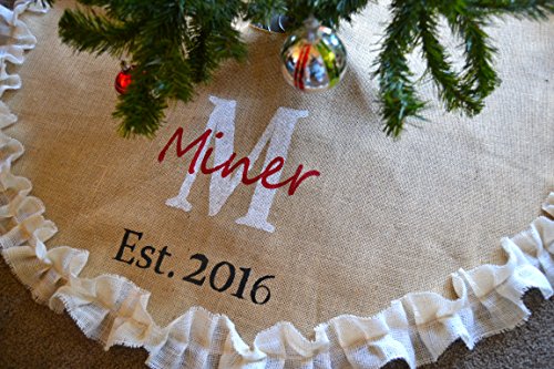 Gorgeous Personalized Christmas Tree Skirts Add Christmas Spirit ...